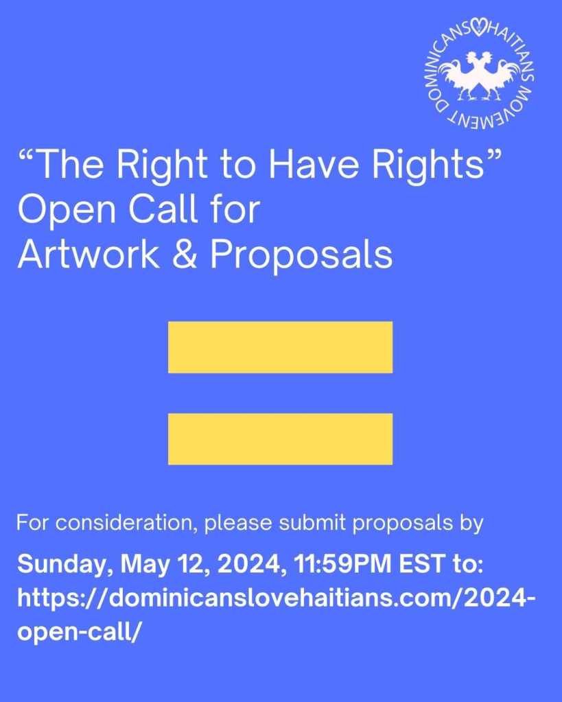 2024 OPEN CALL – Dominicans Love Haitians Movement